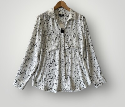 NWT Premise Studio Top Blouse Shirt Size M | eBay