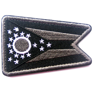 USA Ohio FLAG OH STATE FLAG U.S. ARMY 3D EMBROIDERED TACTICAL PATCH -02 ...