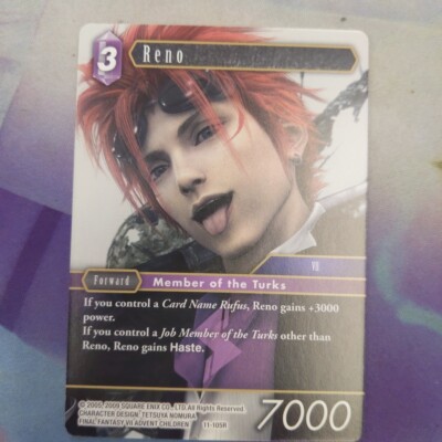 Final Fantasy TCG Opus XI Reno 11-105R | eBay