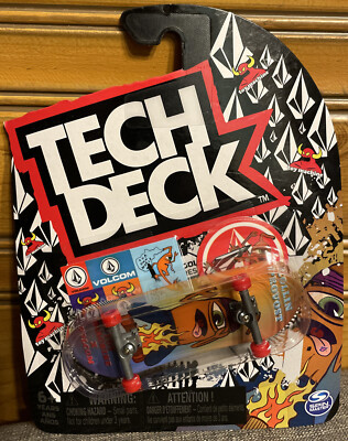 Tech Deck (RARE) Toy Machine *Volcom* Fingerboard “COLLIN PROVOST ...