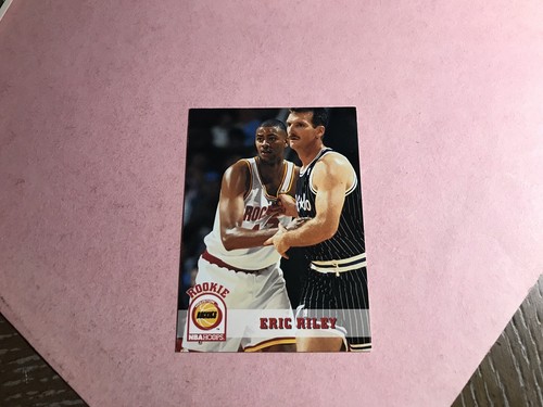 Eric Riley Rookie 1994 NBA Hoops #344 Houston Rockets NR MT | eBay