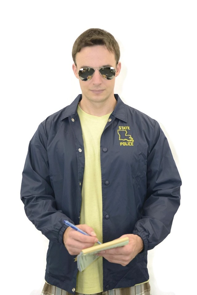 TRUE DETECTIVE JACKET Louisiana Police windbreaker state | eBay