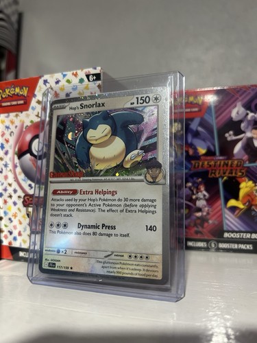 Pokemon TCG Journey Together Hop's Snorlax GameStop Promo Stamped #117 ...