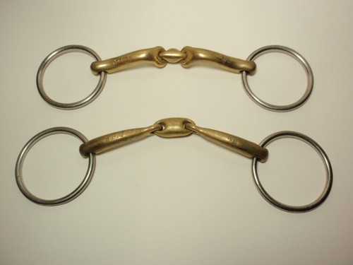 Lot 2 Salox NS Neue Schule Equine Loose Ring Bit *USED* | eBay