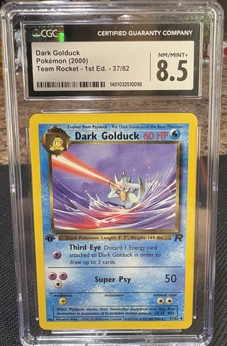 Dark Golduck 2000 Team Rocket 1st Edition 37/82 Pokemon TCG NM/Mint ...