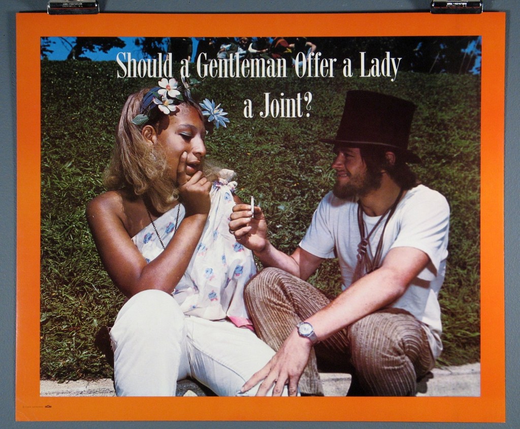 Should A Gentleman Offer A Lady A Joint? Vintage Poster | eBay