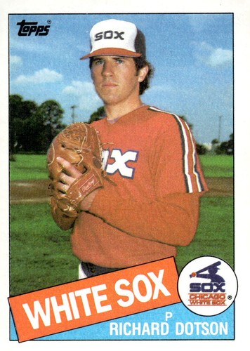 1985 Topps #364 Richard Dotson - Chicago White Sox | eBay