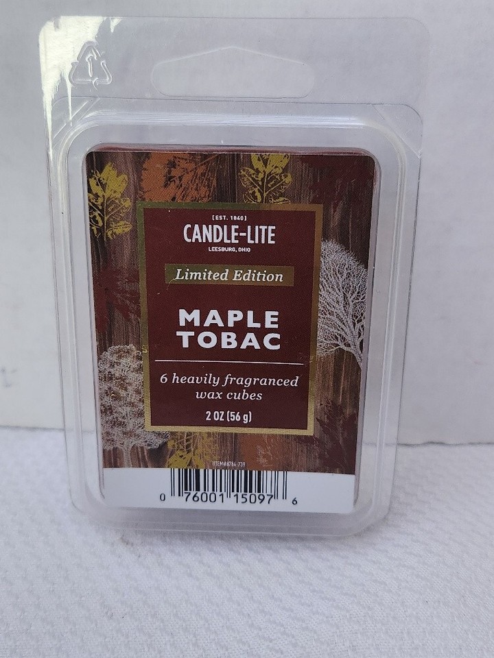Candle-Lite Limited Edition Fall Wax Melts Maple Tobac - New | eBay