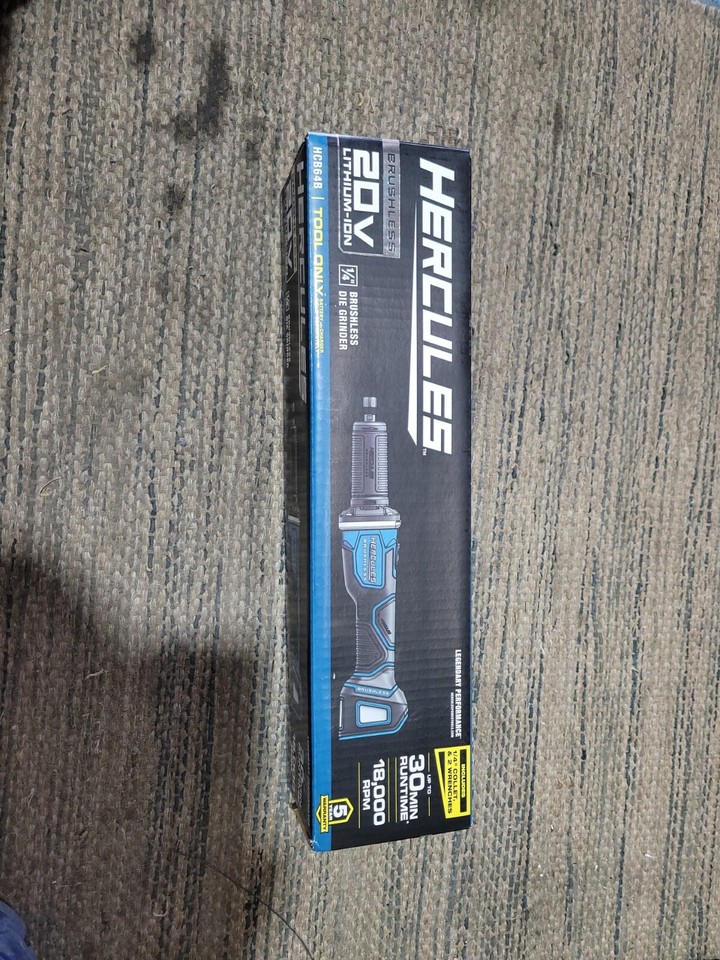 Hercules 20V 1/4" Brushless Die Grinder Rotary Tool Only - HCB64B | eBay