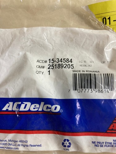 OEM GM - 25189205 Engine Coolant Outlet O-Ring ACDELCO | eBay