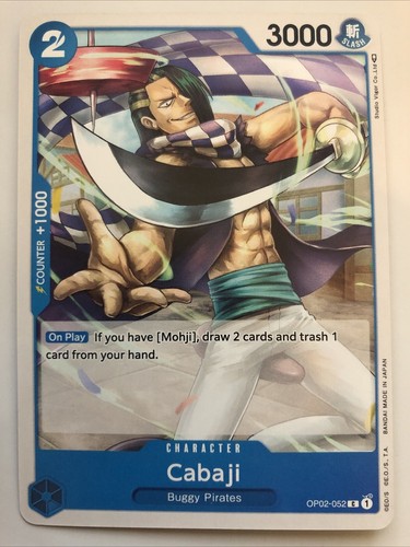 One Piece Paramount War Cabaji OP02-052 NM | eBay