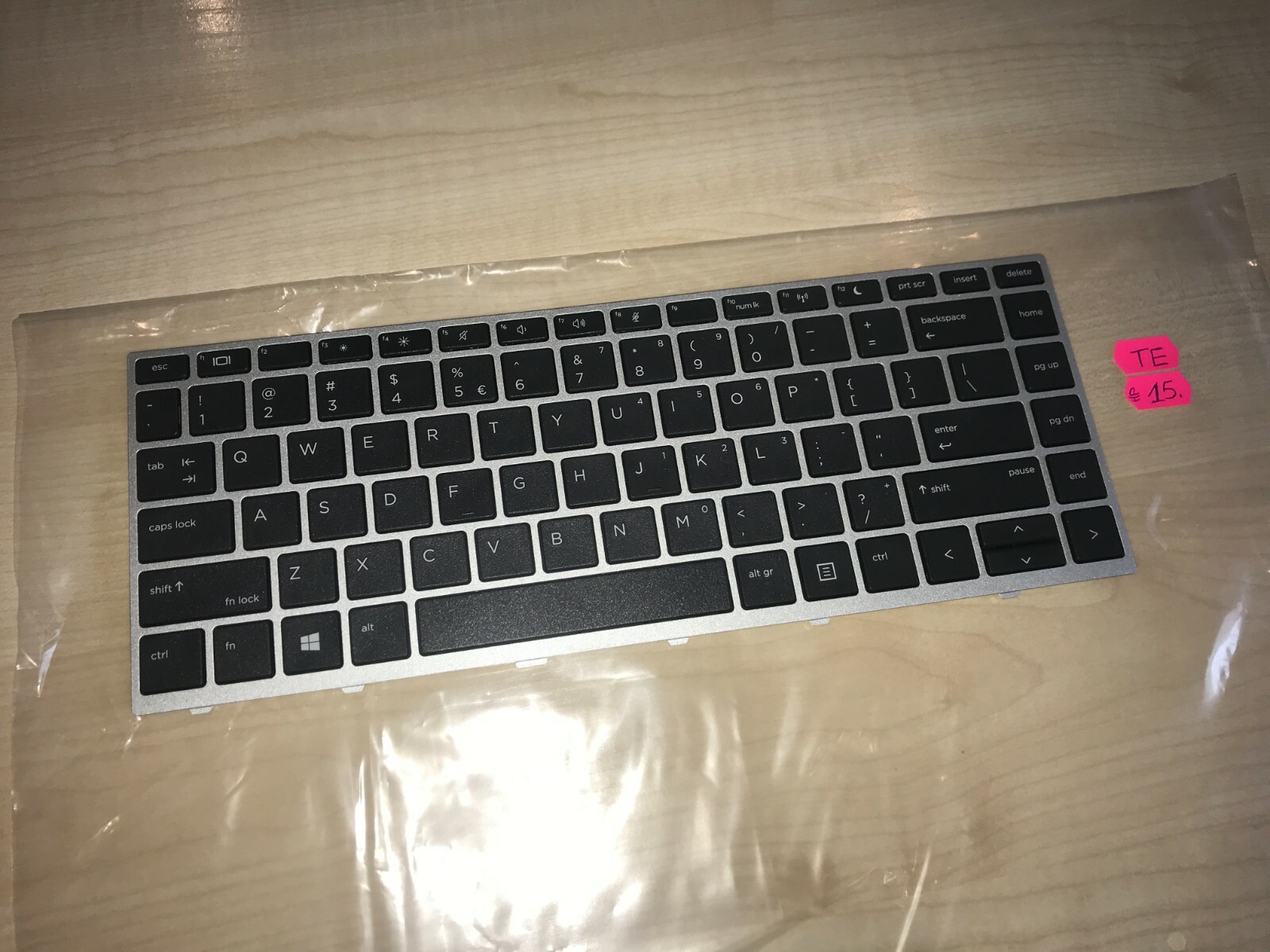 HP ProBook 640 G4 Series Genuine Laptop US Keyboard L09547-B31 Silver ...