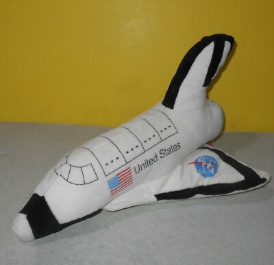 14" Long NASA Shuttle Plush Toy Cuddle Zoo United States Space Program ...