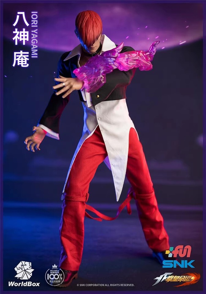 WorldBox KOF Iori Yagami KF100 1/6 Action Figure Model Toys In Stock ...