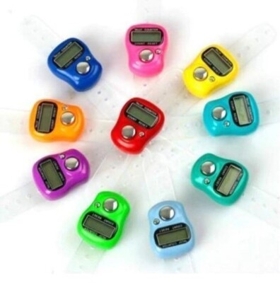 Plastic Multicolour Smallest Portable Digital Hand Tally Counter (Set ...