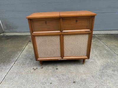 Vintage Mid Century Modern MCM stereo console Stromberg Carlson | eBay