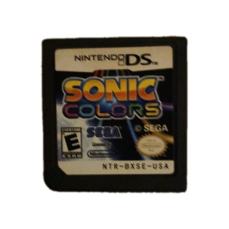 Nintendo Ds Sonic Colors Game By Sega Cartridge Only Tested Works ...