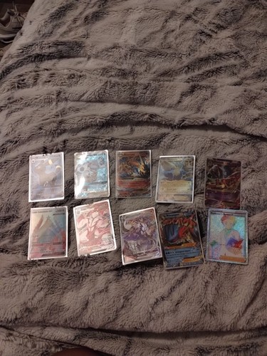 Pokemon Cards With A Few Gx Mega Ex And VMAX Others In The Tin With 2 ...