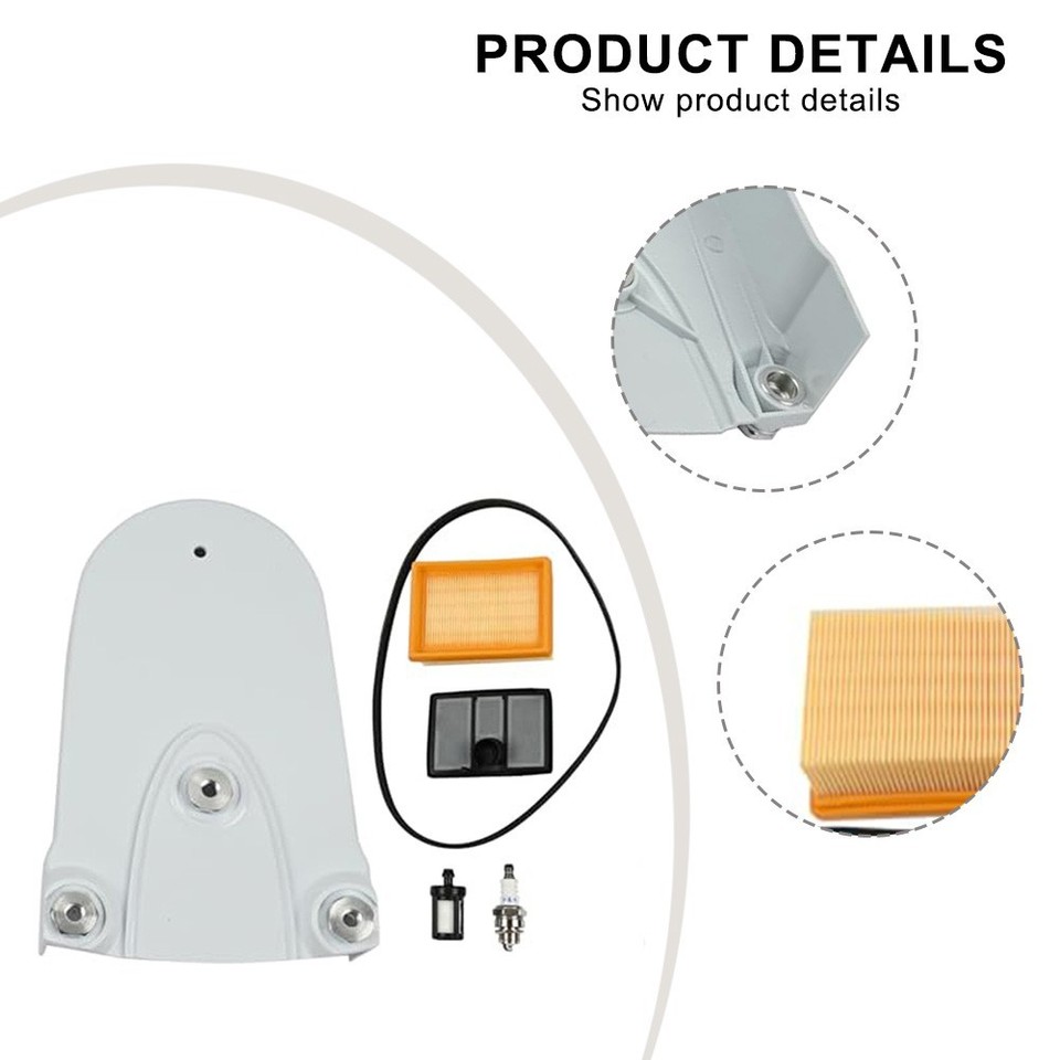 For TS800 Front Belt Guard and Spark Kit Set with Air Pre Fuel and Belt ...