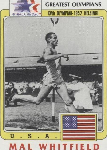 1983 History's Greatest Olympians - Mal Whitfield #95 for sale online ...