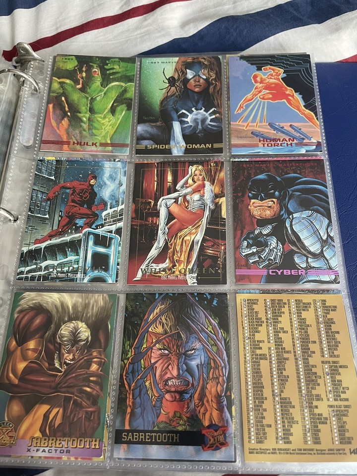 Huge 1990s Marvel Base & Insert Card Lot!! Spider-Man X-Men Fleer Flair ...