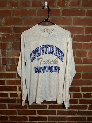 Vintage Christopher Newport Running Track Shirt Long Sleeve 90s Adult ...