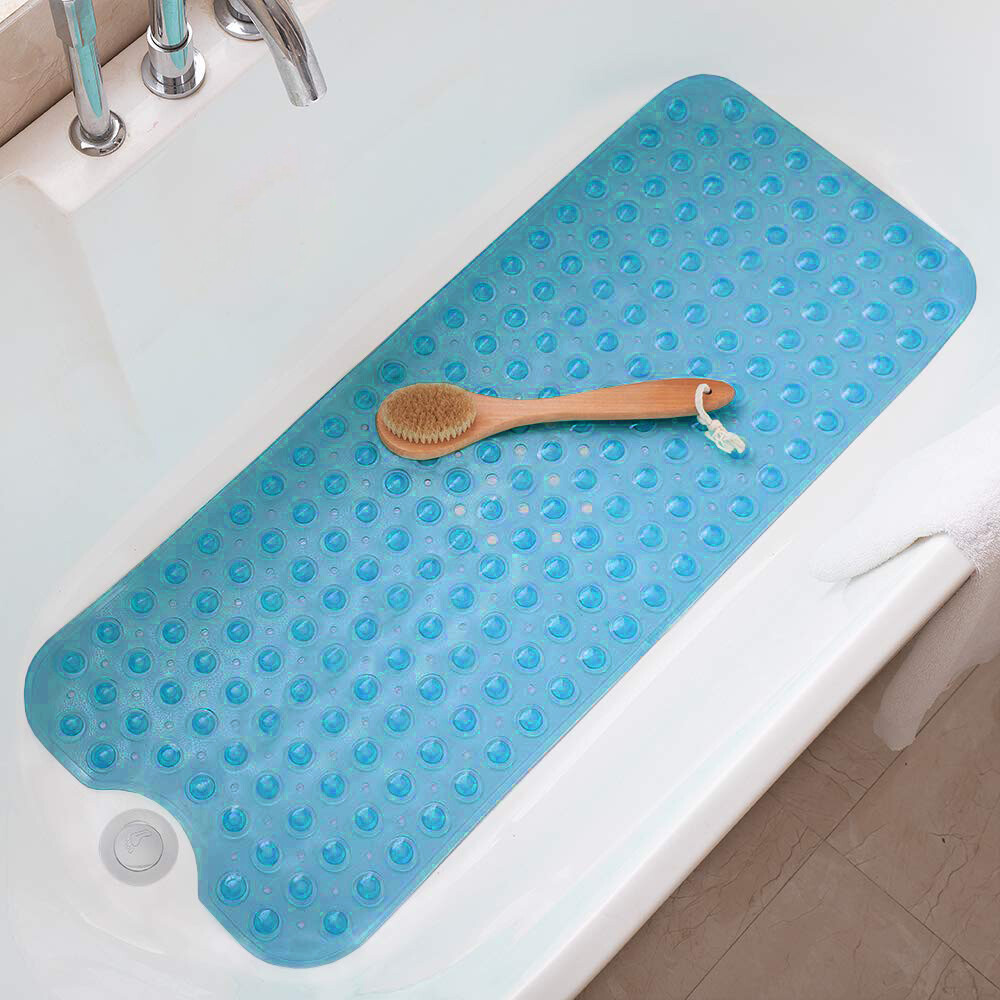 Extra Large Shower Mat Non-Slip Bathtub Strong Suction Grip Anti-Mold ...
