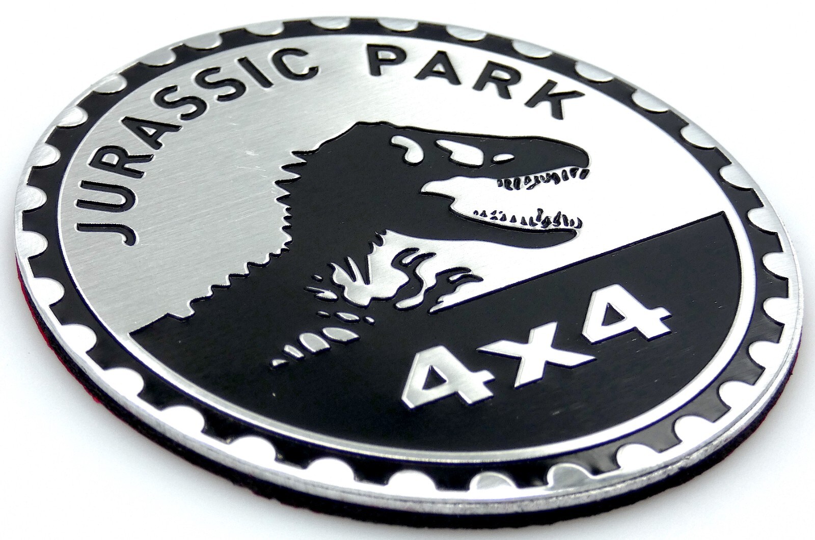 1pc Jurassic Park Rated Sticker Decal Emblem Badge Auto 4x4 Fender 6cm ...