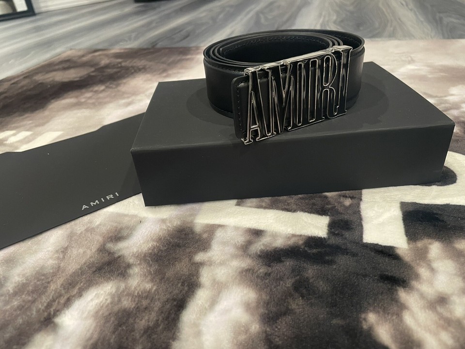 AUTHENTIC AMIRI BELT Worn Once For Prom, Excellent Condition U.S. Size ...