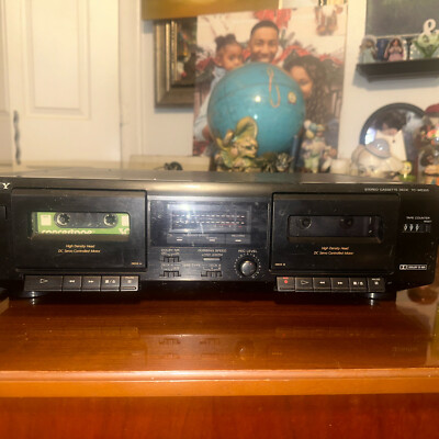Sony TC-WE305 Dual Cassette Tape Deck Player & Recorder Tested Works | eBay