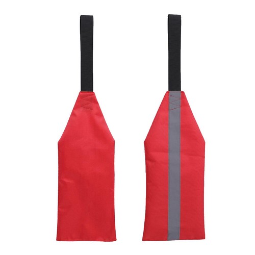 Red Kayak Safety Flag Reflective Boat Canoe Warning Flags Safe Signal ...