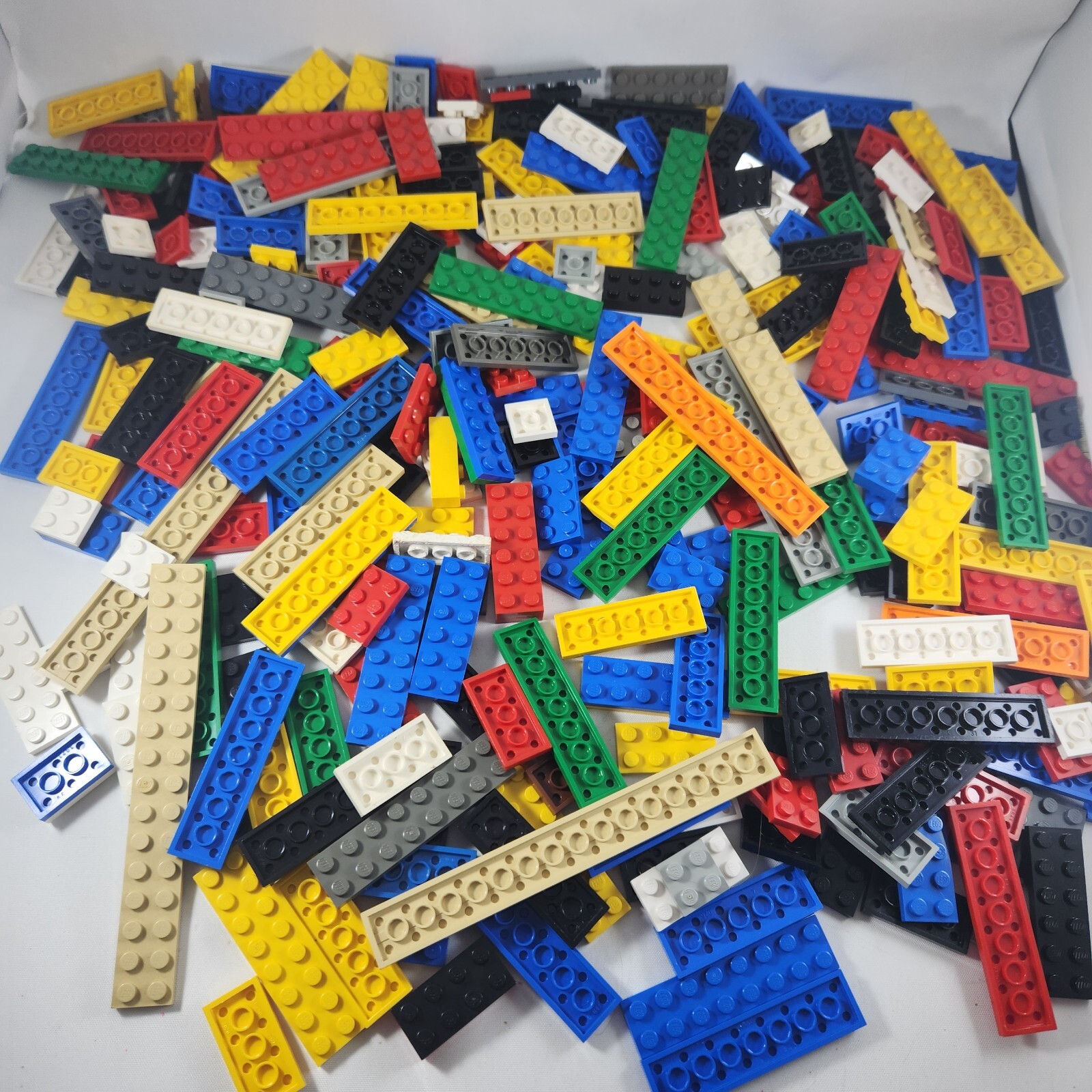 Big Lot of Lego Bricks 2x2, 2x4 2x6, 2x8, 2x12 Plates Assorted Colors ...