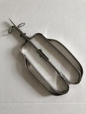 Vtg Metal Punch Rug Shuttle Needle Hooking Tool | eBay