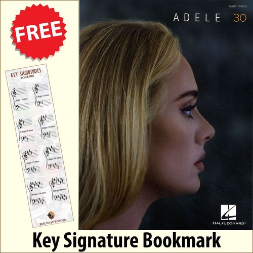 Adele 30 Easy Piano Music Book plus Key Signature Bookmark | eBay UK