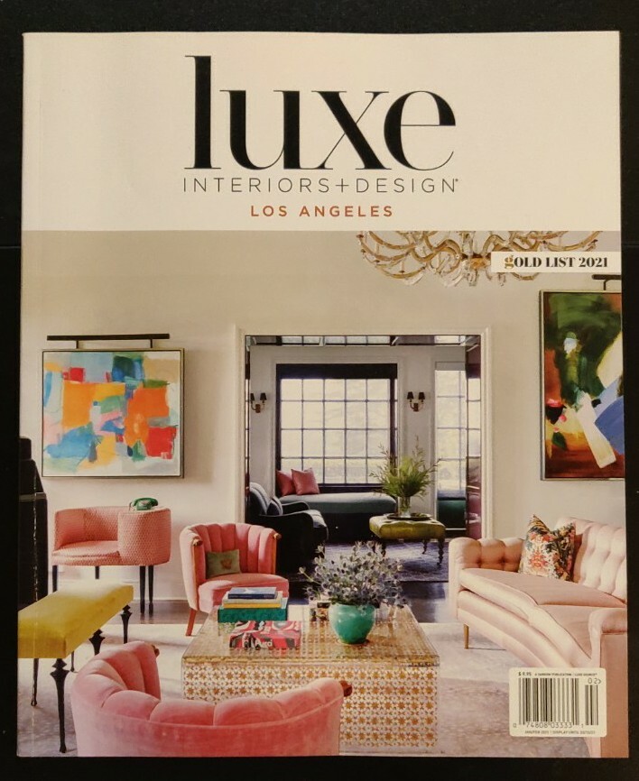 Interior Design Luxe Magazine Los Angeles Press — BARTA INTERIORS