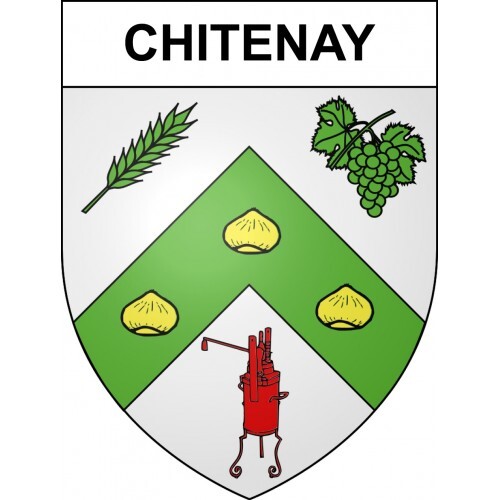Chitenay 41 ville sticker blason écusson autocollant adhésif | eBay