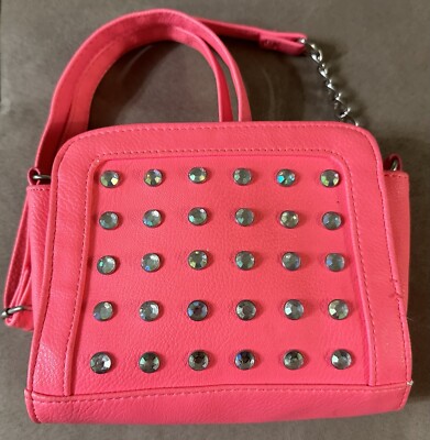 Justice Girls Crossbody Bag Purse Silver w/ Rhinestone Adjustable ...