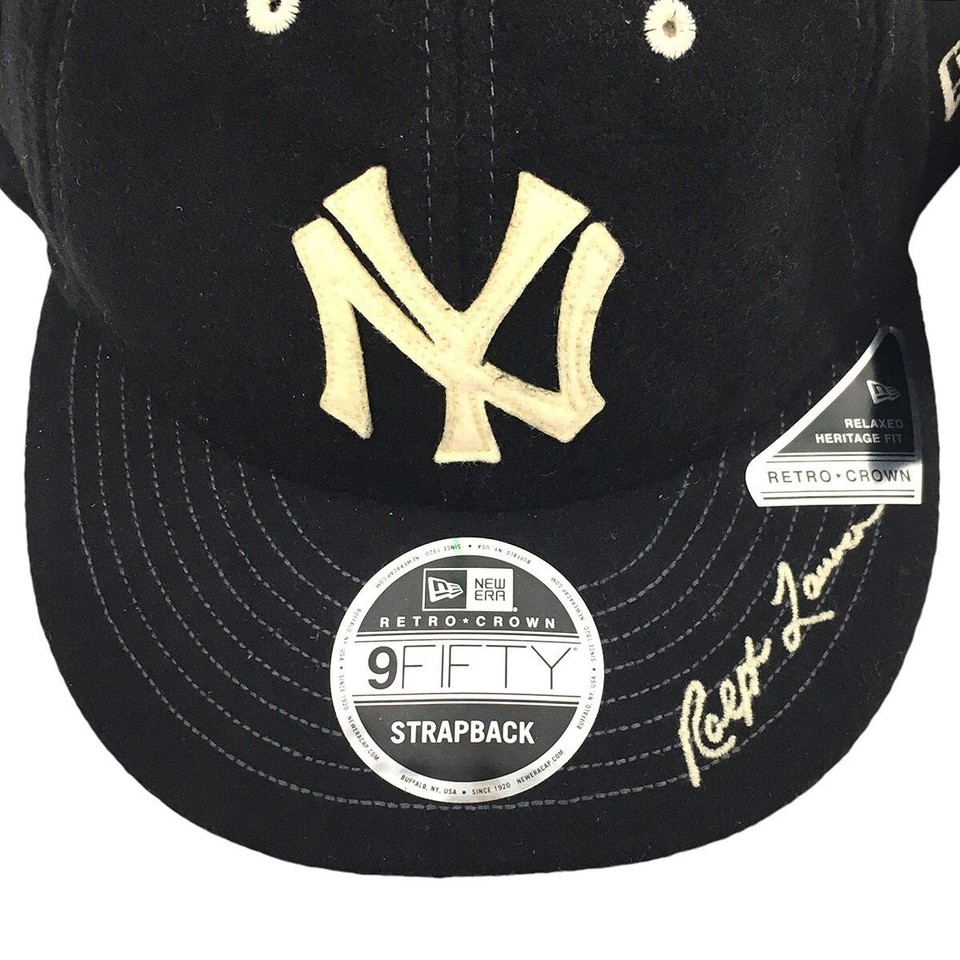 POLO Ralph Lauren New Era MLB Yankees HAT 9FIFTY SNAPBACK Black | eBay