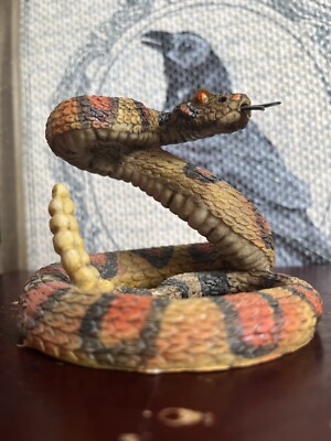Small Faux Rattlesnake Statue | eBay