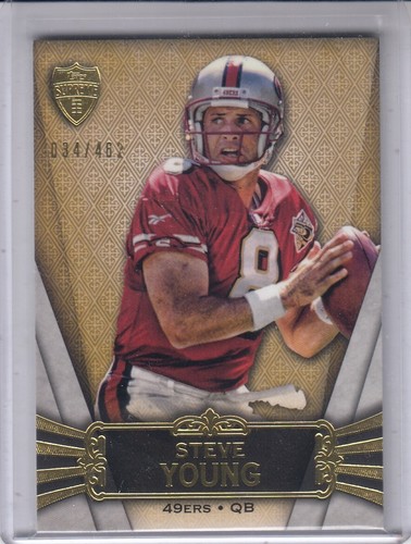STEVE YOUNG 2012 Topps Supreme #79 34/462 49ers | eBay