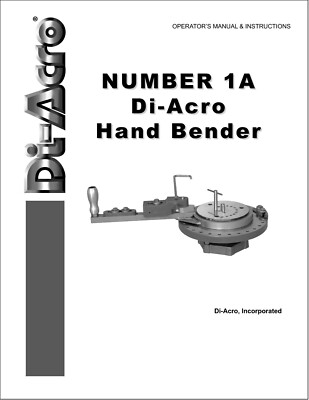 Fabrication - Diacro Bender