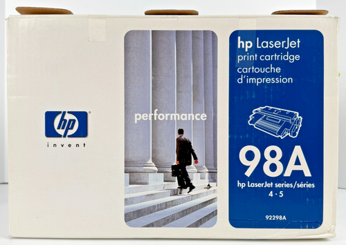Genuine OEM Sealed HP 92298A (98A) Toner Cartridge for LaserJet 4, 4M ...