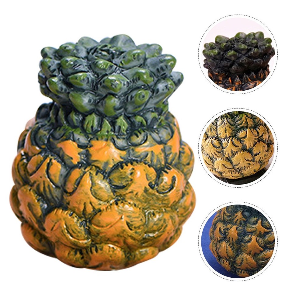 8 Pcs Small Resin Pineapple Models Artificial Fruits Educational ...