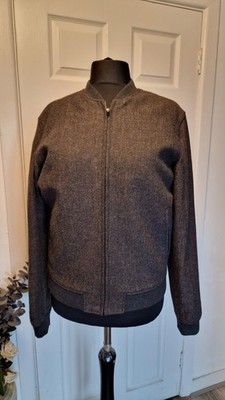 NEXT TAILORING SIZE M SLIM FIT HARRINGTON JACKET IN GREY | eBay UK