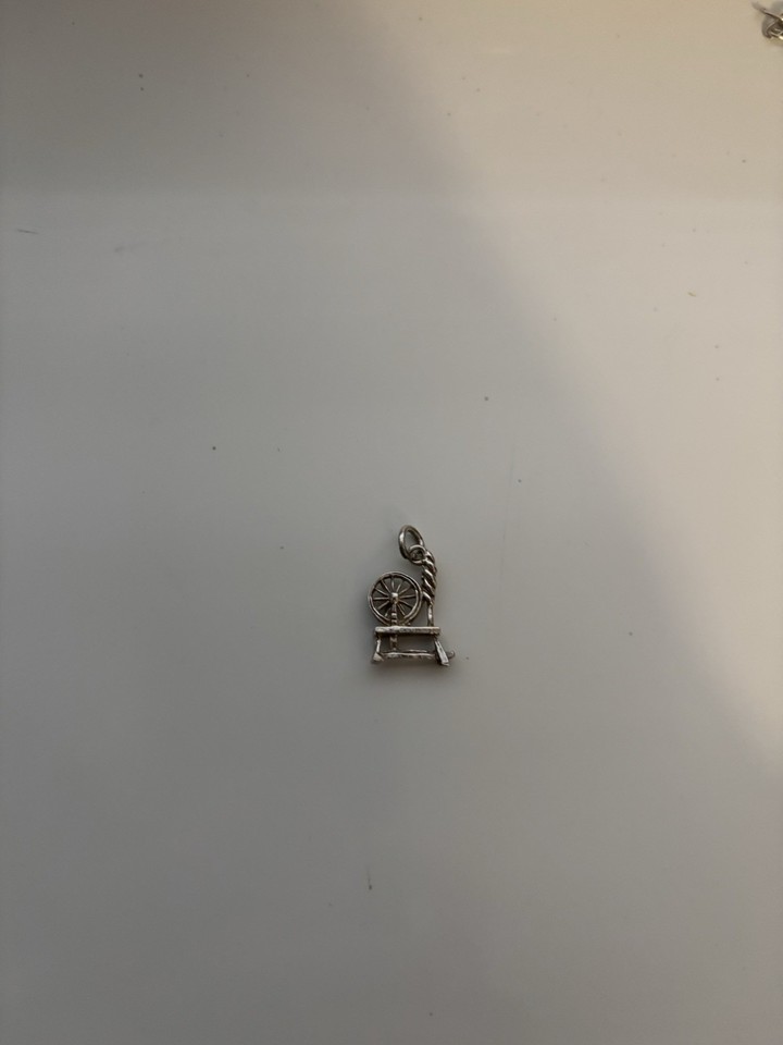 Silver Spinning Wheel | eBay UK