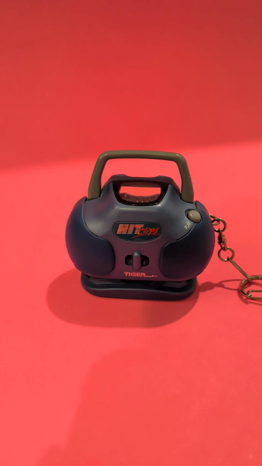 RARE 2001 Hit Clips micro boombox player Tiger Electronics - WORKS | eBay
