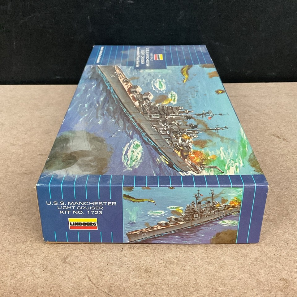 Lindberg U.S.S. Manchester Light Cruiser 1:600 Scale Plastic Model Kit ...