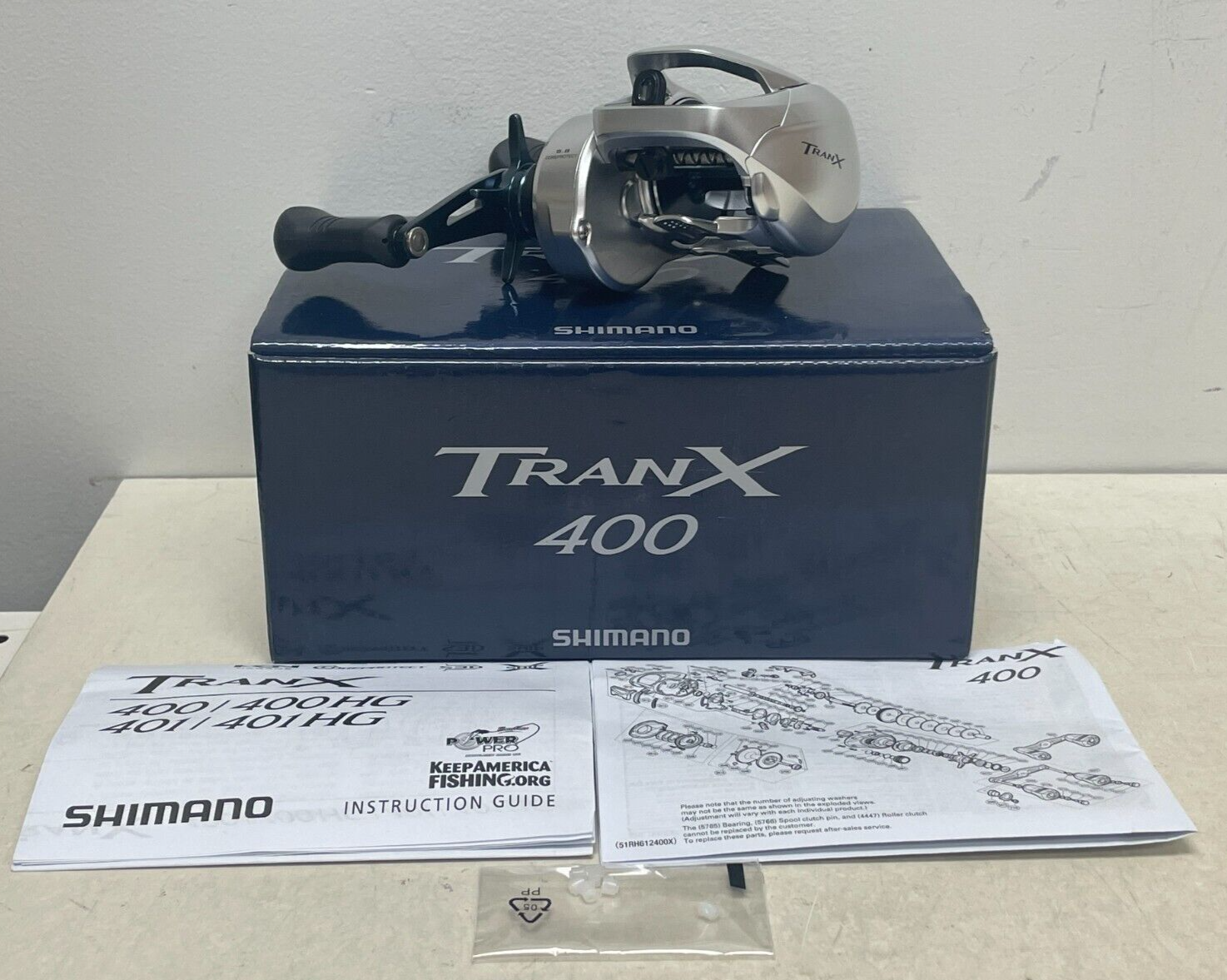 Shimano Tranx 400 Baitcasting Reel, 5.8:1, 12 Oz - TRX400A 22255210133 ...