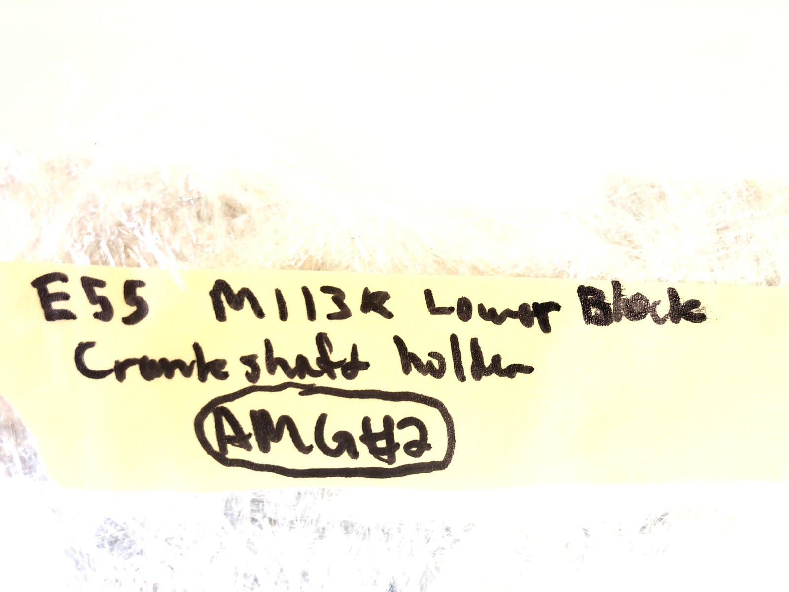 03-08 Mercedes E55 S55 AMG M113k Engine Motor Block Crankshaft Holders ...