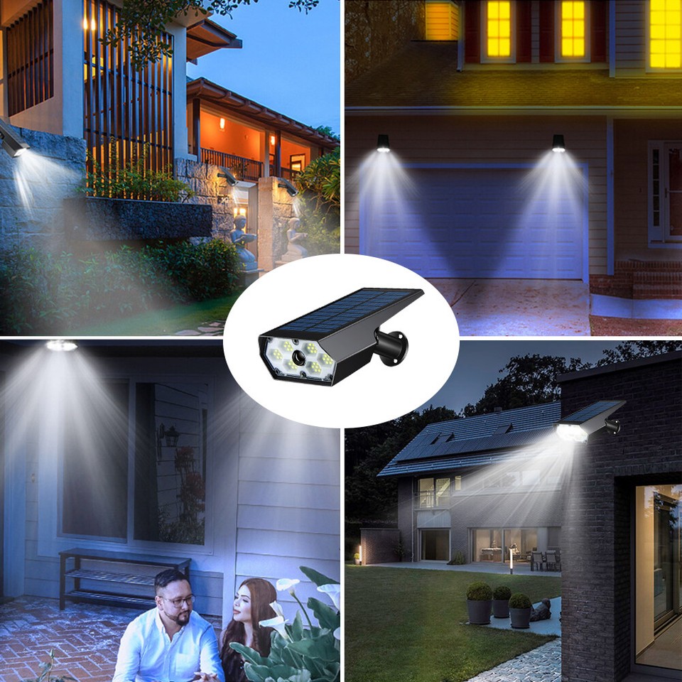 LED Solar Outdoor Lights with Motion Sensor Super Bright Solar Lights ...